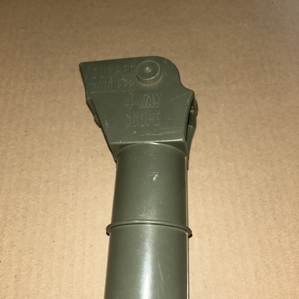 Vintage 1960s Marx 'Sooper Snooper 4-Way Scope' - Toy Plastic Periscope ...