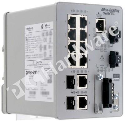 Allen Bradley 1783-BMS10CGP Ser A Stratix 5700 10-Port Managed EtherNet ...