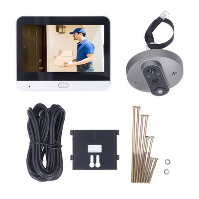 Motion Detection Front Door Monitoring 1080P Visual Monitor 2 Way ...