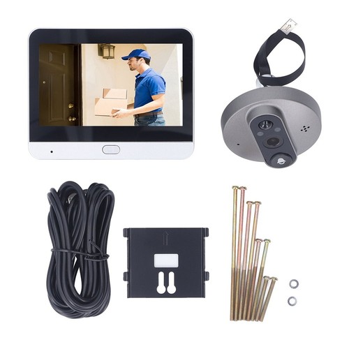 Motion Detection Front Door Monitoring 1080P Visual Monitor 2 Way ...