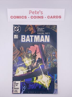 FRANK MILLER BATMAN ISSUE 406 - BATMAN YEAR ONE PART 3 | eBay