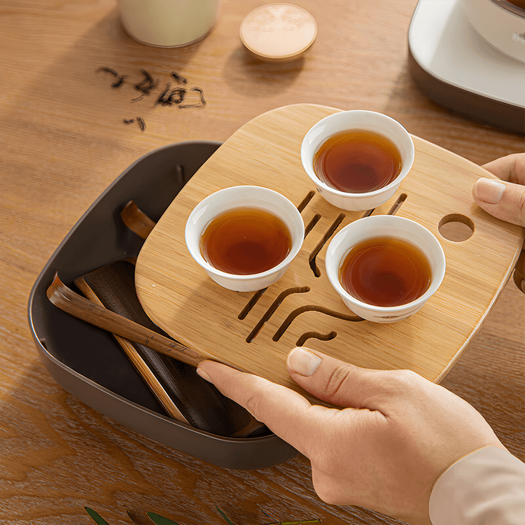 Bear Tea Tasting Set Tea Set Electric Teapot Tea Maker with 3 cup and ...