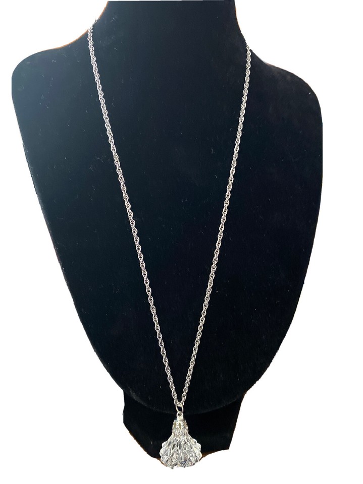 Sailor Moon Legendary Silver Tone Lucite Crystal 18”Necklace Cosplay ...