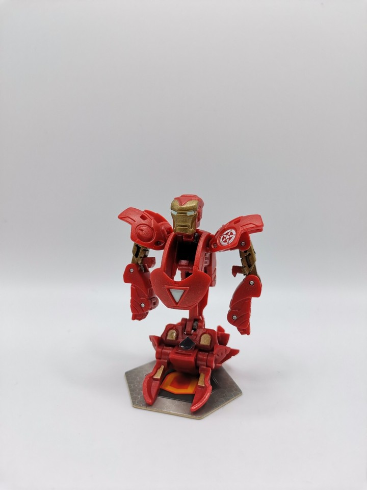 Bakugan Avengers Marvel Red Ironman / Iron Man Haos Rare Bakugan Bundle ...