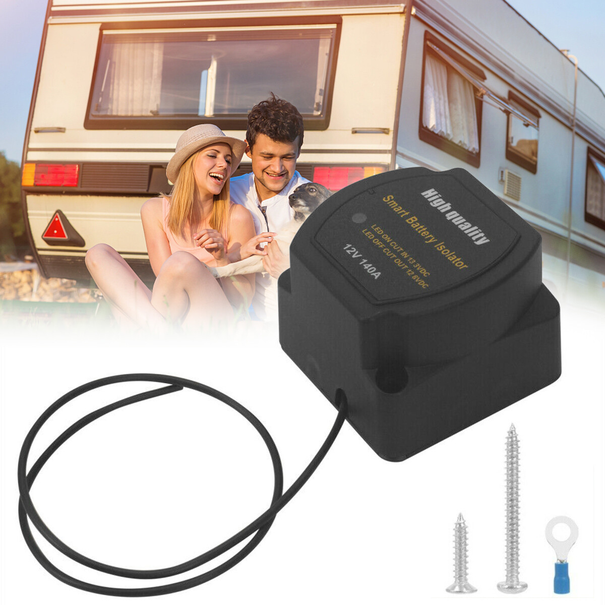 SPLUT CHARGE RELAY VSR 12V 140A 140 AMP VOLTAGE SENSITIVE CAMPERS ...