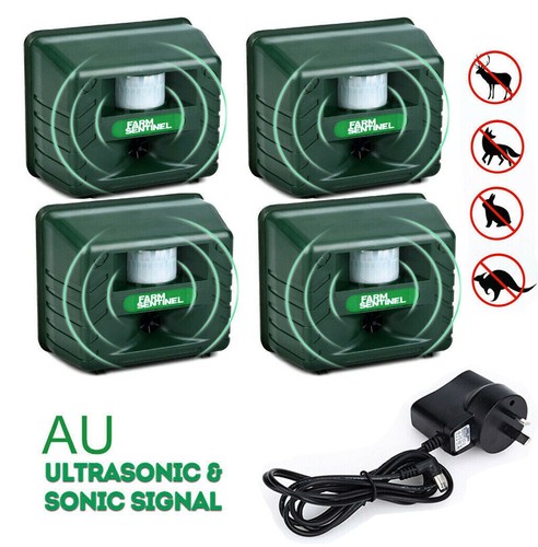 Electronic Ultrasonic Pest Animal Repeller Motion Sensor Bird Possum ...