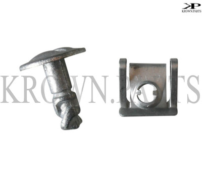 5x For Audi VW Volkswagen Metal Dowel Wheelarch Clip Fastener Engine ...