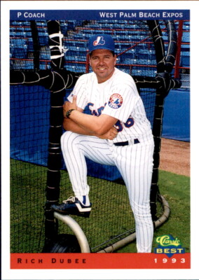 1993 West Palm Beach Expos Classic/Best #27 Rich Dubee Sarasota Florida ...