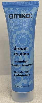 Amika Dream Routine Overnight Hydration Treatment 30ml / 1 Fl Oz Mini ...