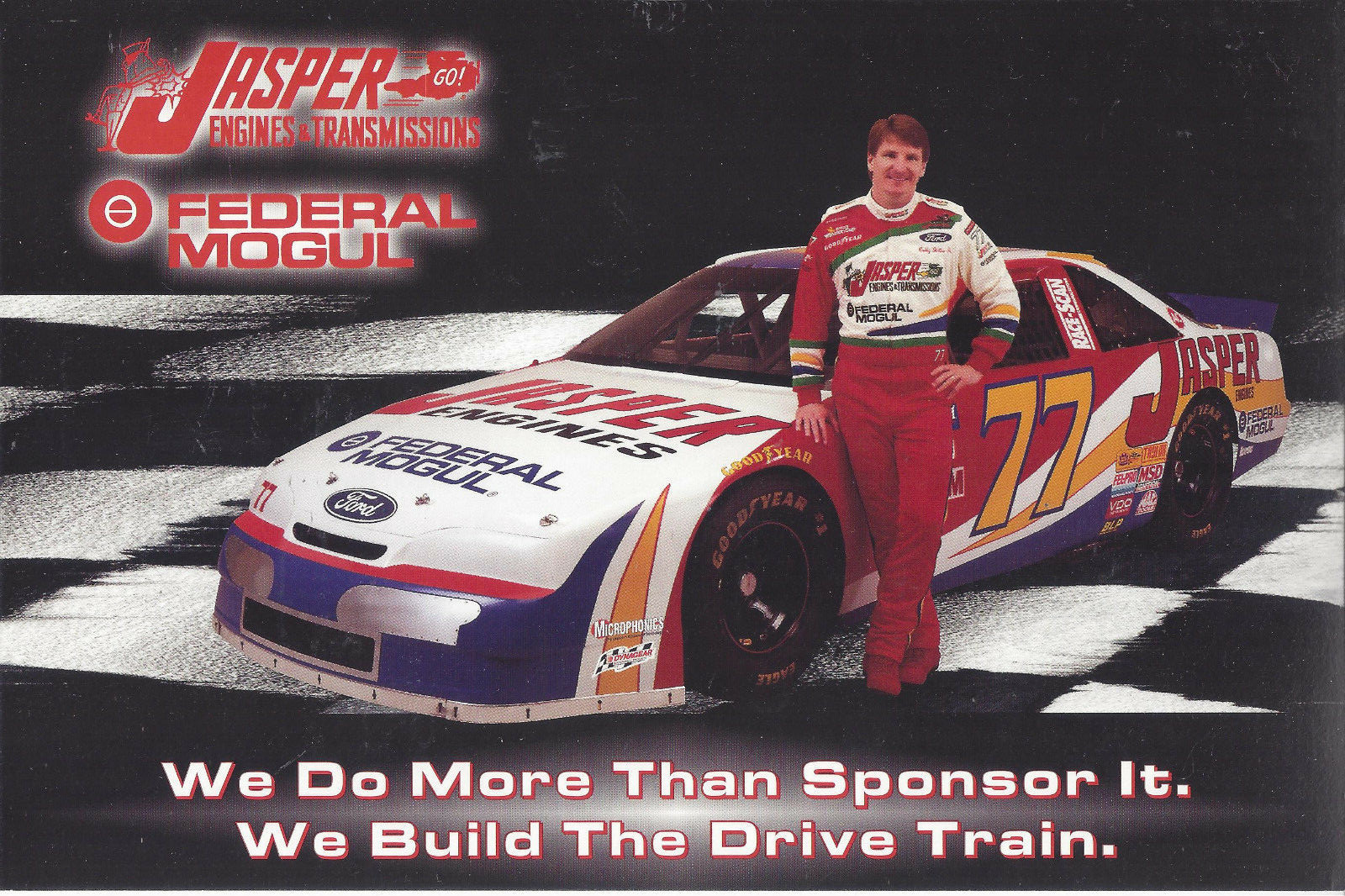 1996 BOBBY HILLIN JR "JASPER FEDERAL MOGUL" #77 NASCAR WINSTON CUP ...