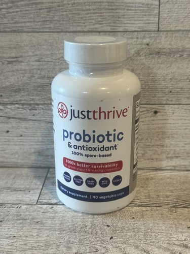Just Thrive: Probiotic & Antioxidant Supplement 90 Veg Caps - 04/26 | eBay