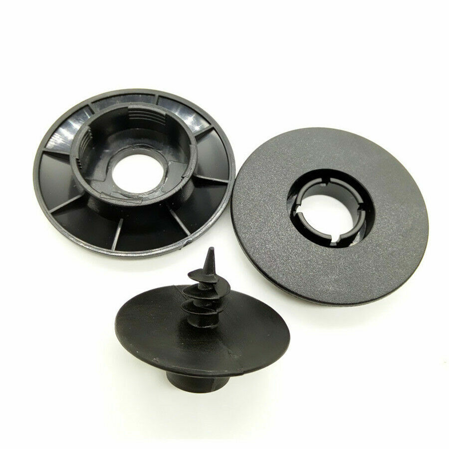 20Pcs Black Plastic Fasteners Rivets For Auto Car Mat Foot Floor Carpet ...