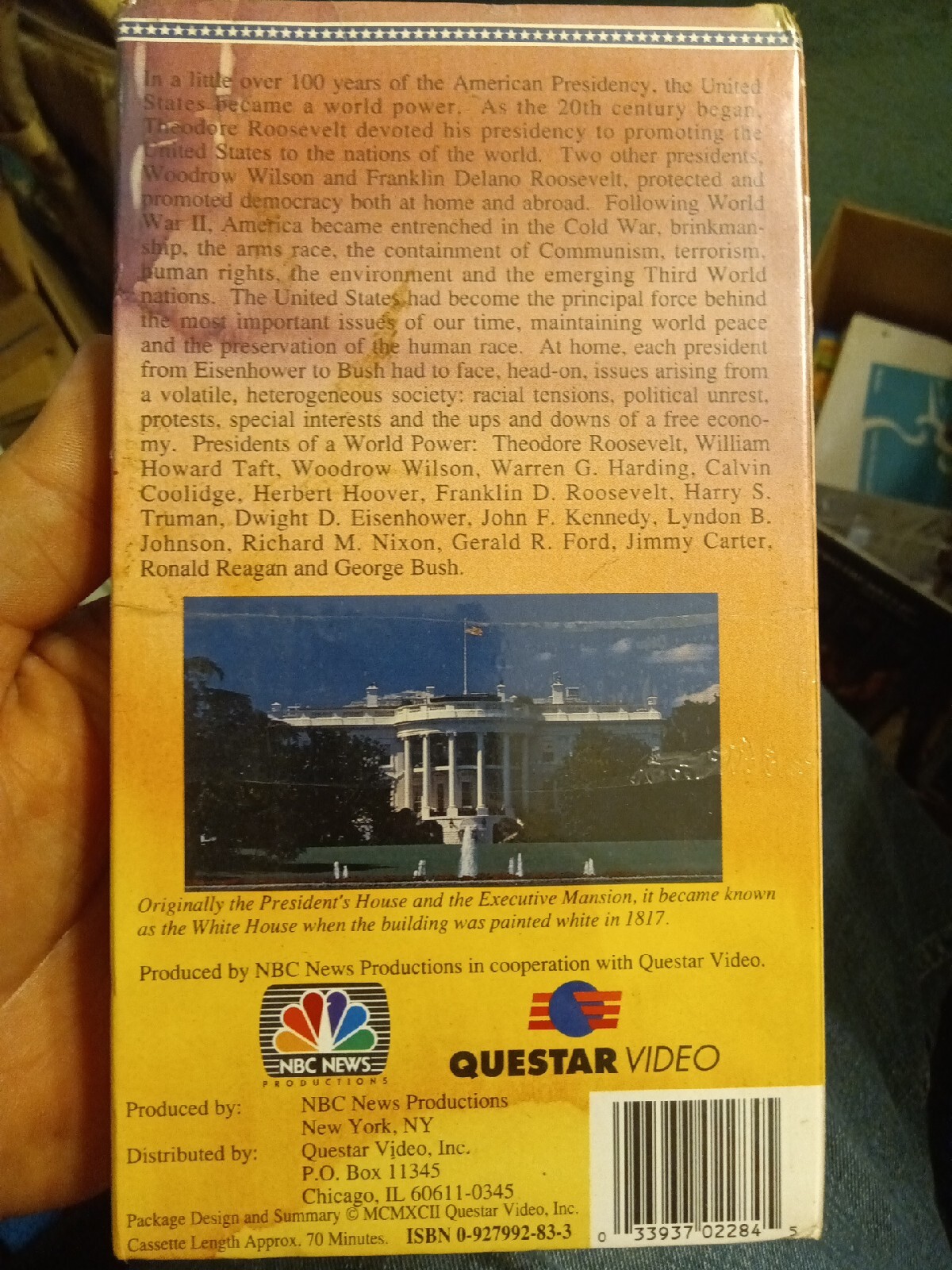 Portraits of American Presidents (VHS, 1992, 3-Tape Set) for sale ...