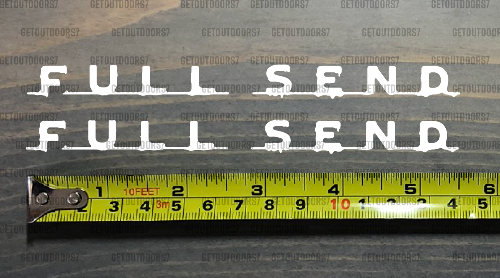 Full Send Sticker Decal Pair 5.5 " DIE CUT NELK Send It Just Gonna Get ...