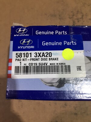 Genuine Hyundai Front Brake Pads 58101 3XA20 | eBay UK
