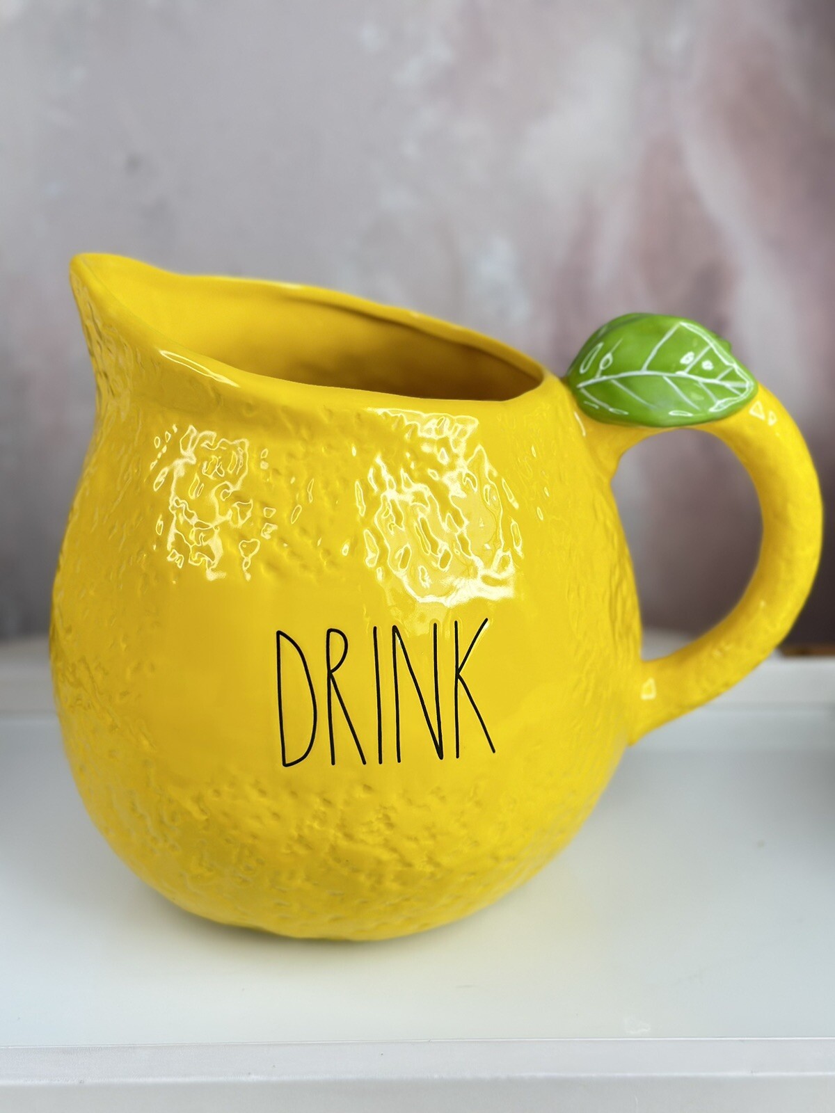 Rae Dunn LEMON COLLECTION SET 4 Pitcher Bowl Cookie Jar Dessert Set NEW ...
