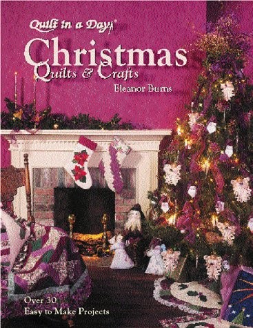 CHRISTMAS QUILTS & CRAFTS (QUILT IN A DAY) By Eleanor Burns Excellent ...