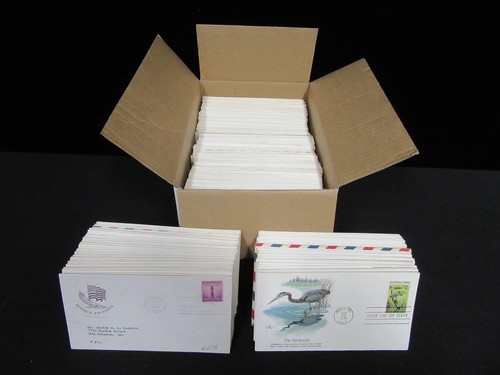 US FDC COLLECTION FIRST DAY COVER LOT 500+ DIFFERENT FREE SHIPPING NO ...