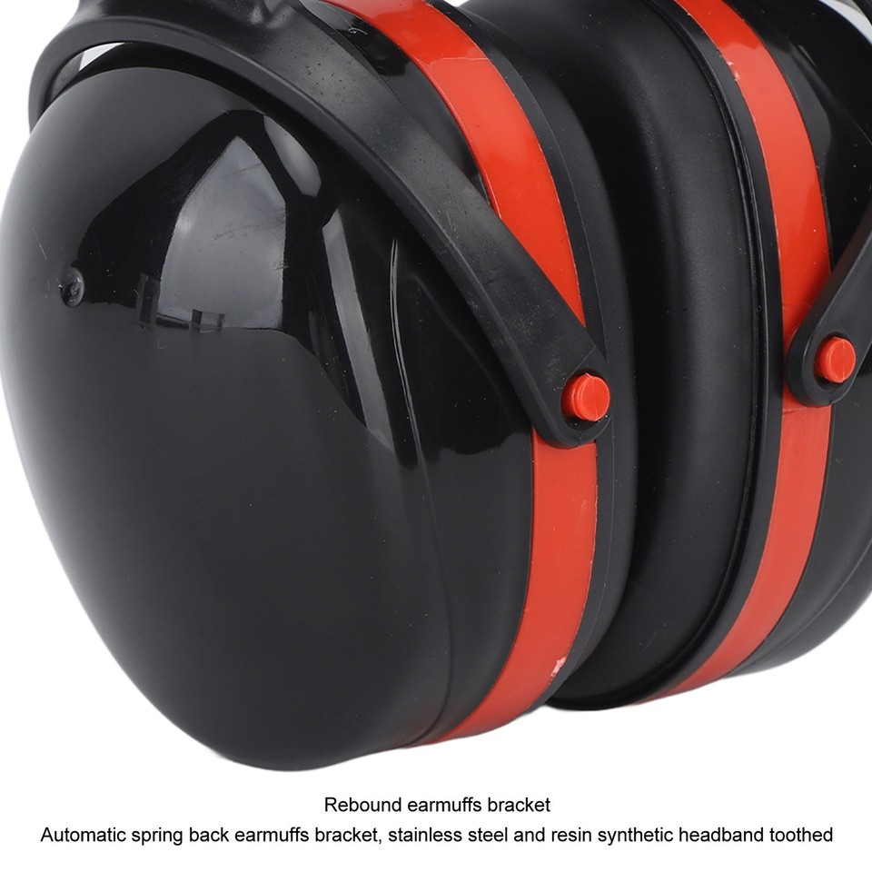 Noise Reduction Earmuffs Foldable Lightweight Hearing Protection Safety ...