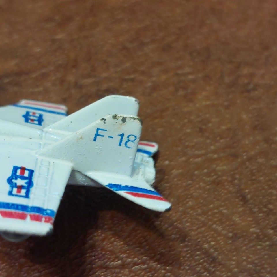 Vintage Soma Diecast Fighter Jet Airplane USAF Vintage 1988 Pull & Go ...