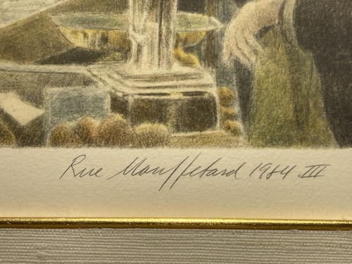 Harold Altman Signed #158 of 285 COA Framed Lithograph 1984 Rue ...