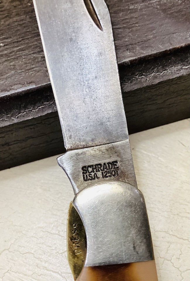 Vintage Old Timer 1250T Folding Pocket Knife-Lockback | eBay