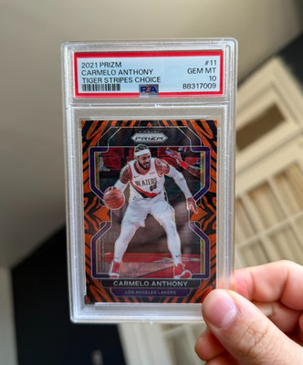 PSA10 Carmelo Anthony Tiger Stripes Choice 2021 | eBay