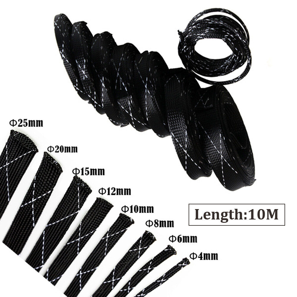 Expandable Braided Cable Sleeves Wrap Resit Temperature Changes ...