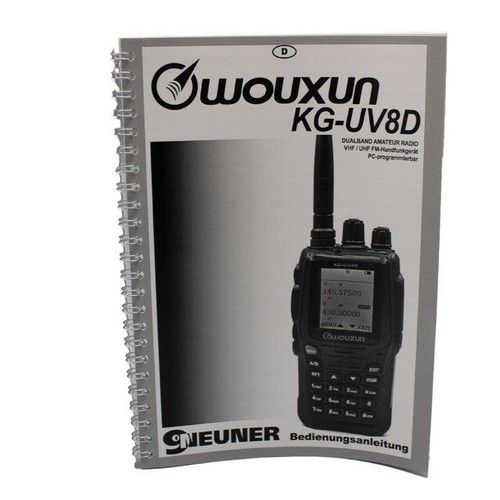 Deutsche Anleitung für Wouxun KG -UV 8 | eBay