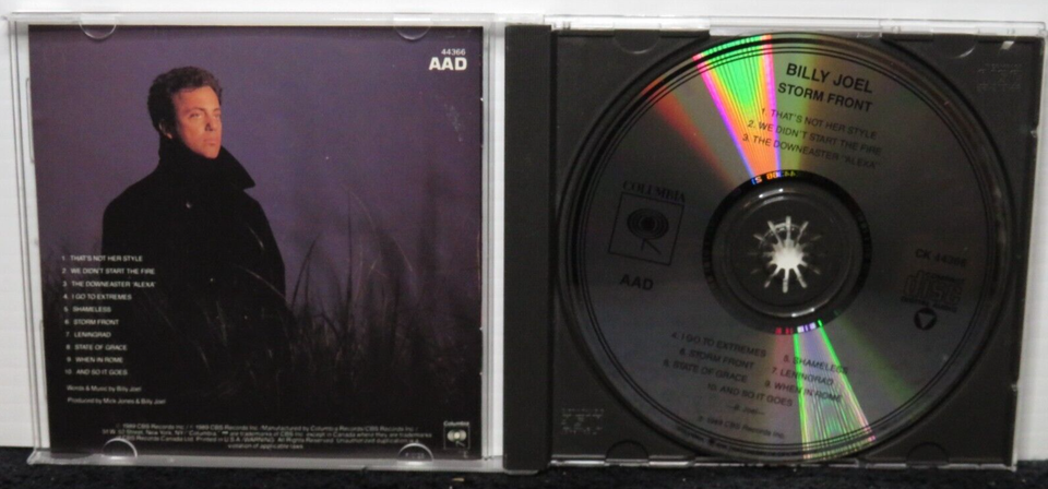 BILLY JOEL STORM FRONT CD COMPACT DISC TESTED | eBay
