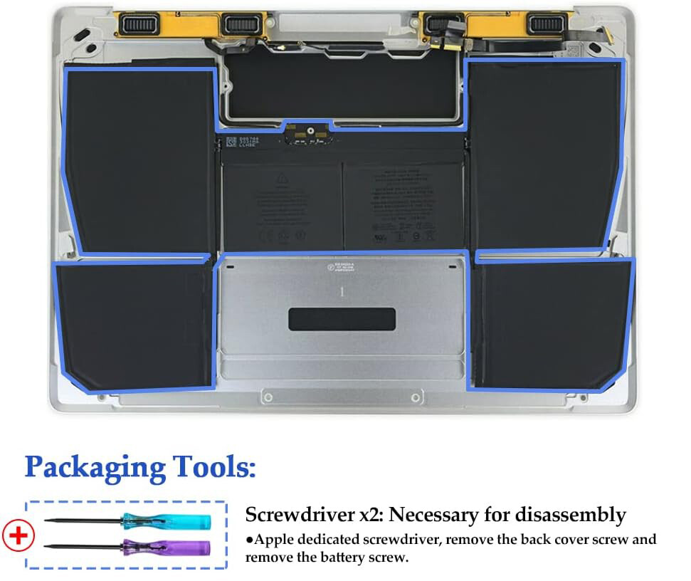 A1527 Battery for Apple MacBook Retina 12" A1534 EMC 2746 Early 2015 ...