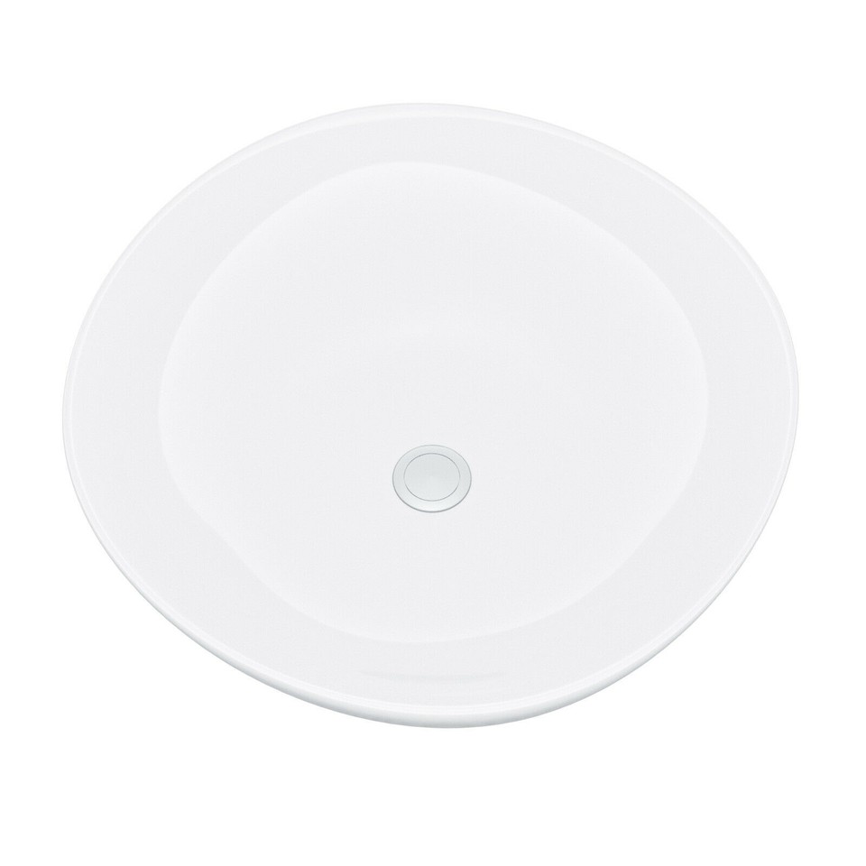 Bathroom Sink Hand Wash Countertop Modern Small Basin Ceramic White ...