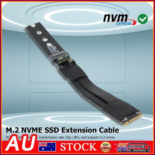 M.2 NVMe SSD Extension Cable Supports PCI Express 3.0 4X Full Speed ...