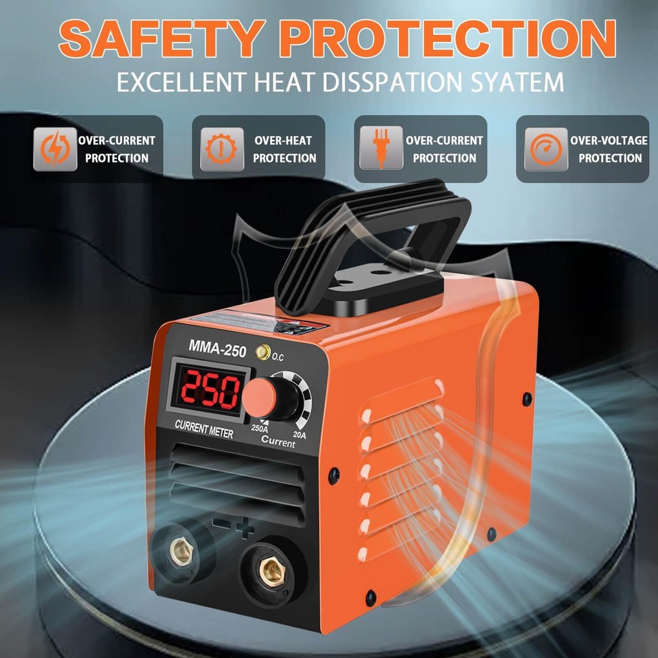 Super Mini Stick Welder Machine,110V 250A ARC Portable MMA Welding ...