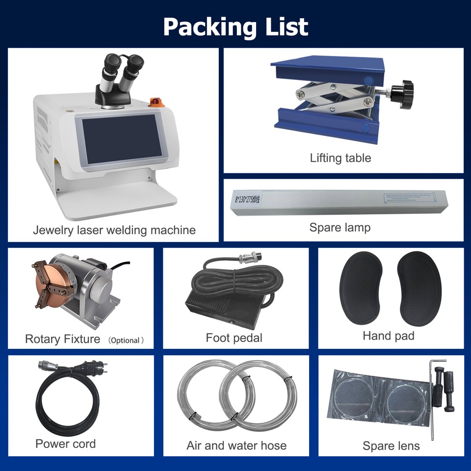 200W LaserSpot Welding Machine Micro Precision Jewelry Solder Welder ...