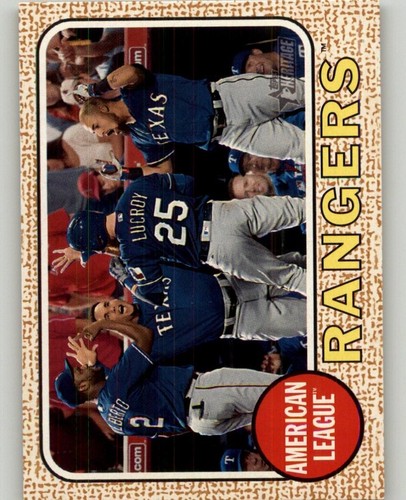 2017 Topps Heritage Texas Rangers #394 Texas Rangers | eBay
