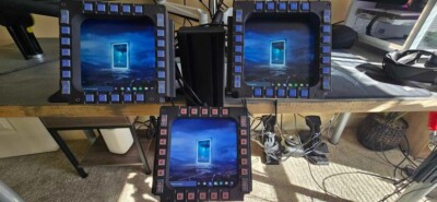 CubeSim 3X MFD with desk mount. Flight simulator | eBay