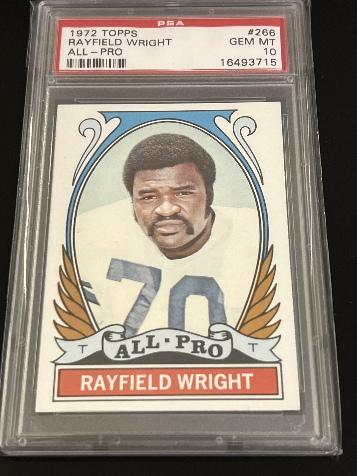 1972 Topps Football All Pro #266 Rayfield Wright RC PSA 10 | eBay