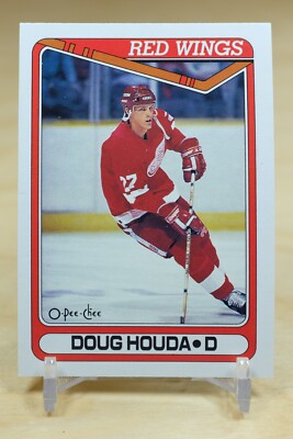 1990-91 O-Pee-Chee OPC Base #410 Doug Houda - Detroit Red Wings | eBay