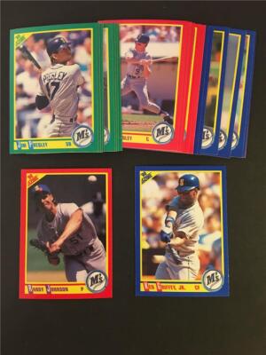 1990 Score Seattle Mariners Team Set With Rookie Traded 25 Cards | eBay
