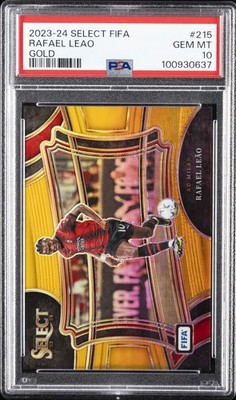 2023-24 PANINI SELECT FIFA GOLD #215 RAFAEL LEAO 9/10 PSA 10 | eBay