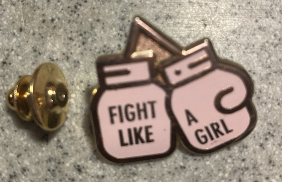 "Fight Like A Girl!" Pink Boxing Gloves Female Empowerment/ Strength ...