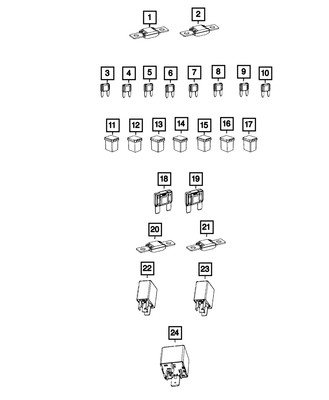 Genuine Mopar Micro Fuse 68377876AA | eBay