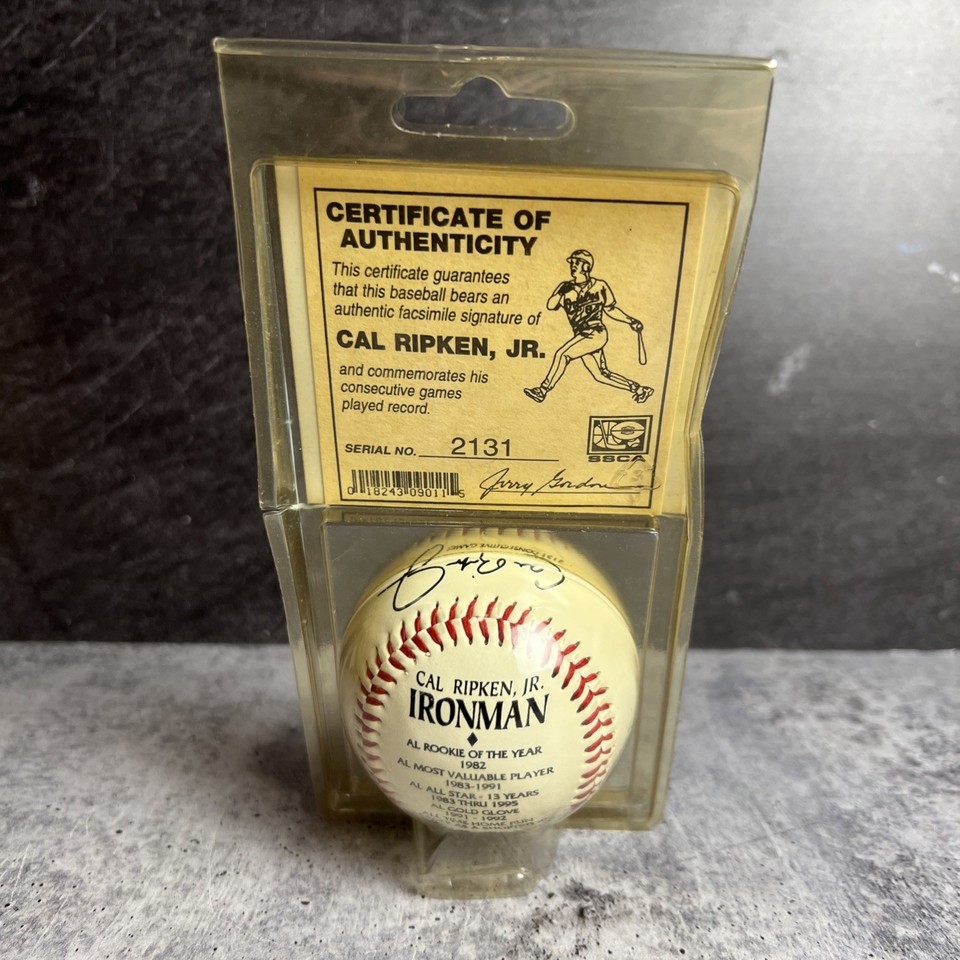 Ironman Cal Ripken Jr. Commemorative Baseball | eBay