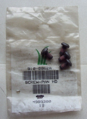 MTD 910-0862A Pan Head Screw 710-0862A ~ Quantity of 4 ~ Free Shipping ...
