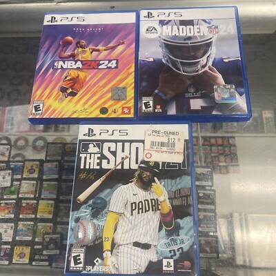 Madden NFL 24 Nba 2k24 The Show 21 - Sony PlayStation 5 14633747331| eBay