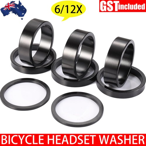 6/12pcs Bicycle Headset Washer Road Bike Headset Washer Front Stem Fork ...