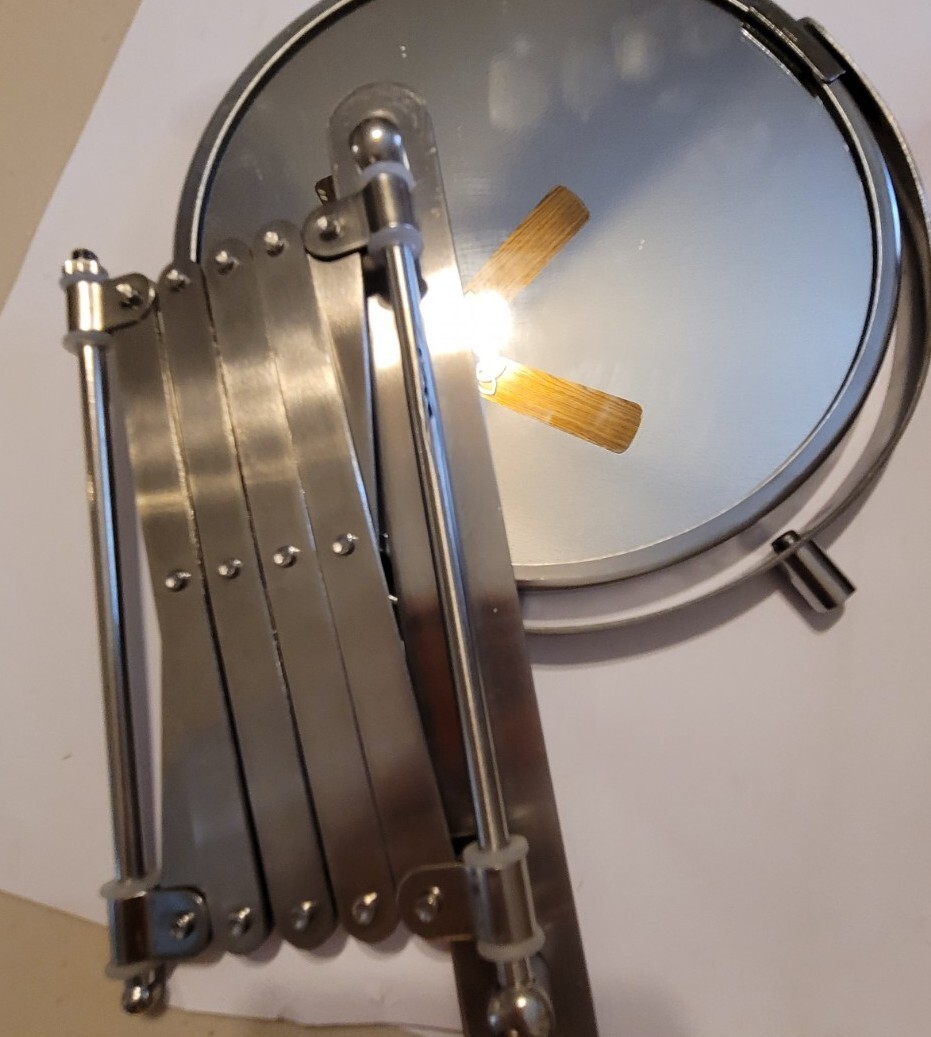 IKEA Mirror Extendable Magnifying FRACK Makeup Shaving Wall Mount ...