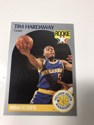 1990-91 Hoops Tim Hardaway Rookie Basketball Card #113 NM | eBay