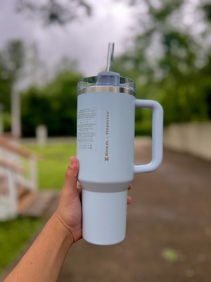 🔥Starbucks x Stanley Baby Blue Spring 40 Oz Tumbler IN HAND SHIPS ASAP ...